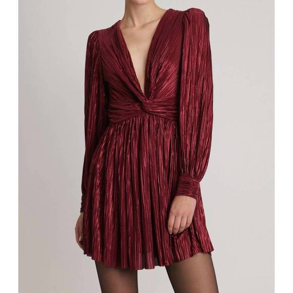 Sabina Musayev | Dresses | New Sabina Musayev Adi Mini Dress In Ruby ...